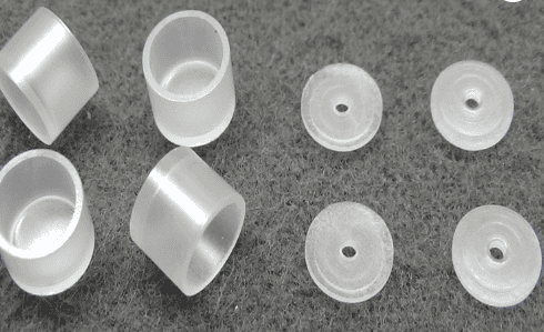 Translucent Alumina 30ul Crucible & Cover Set, 6mm x 2.6mm